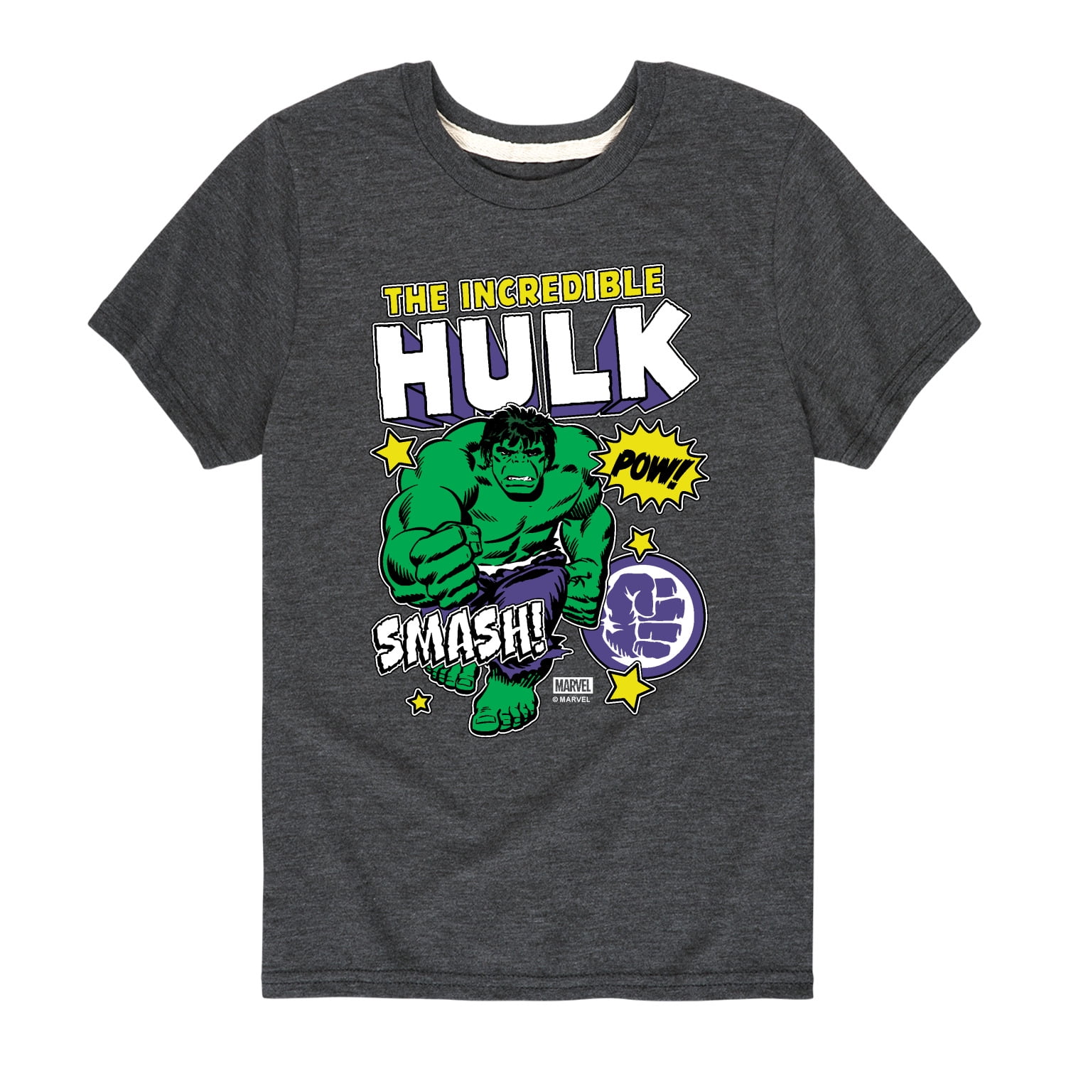 Marvel Hulk - Sticker Collage - Toddler And Youth Short Sleeve Graphic ...