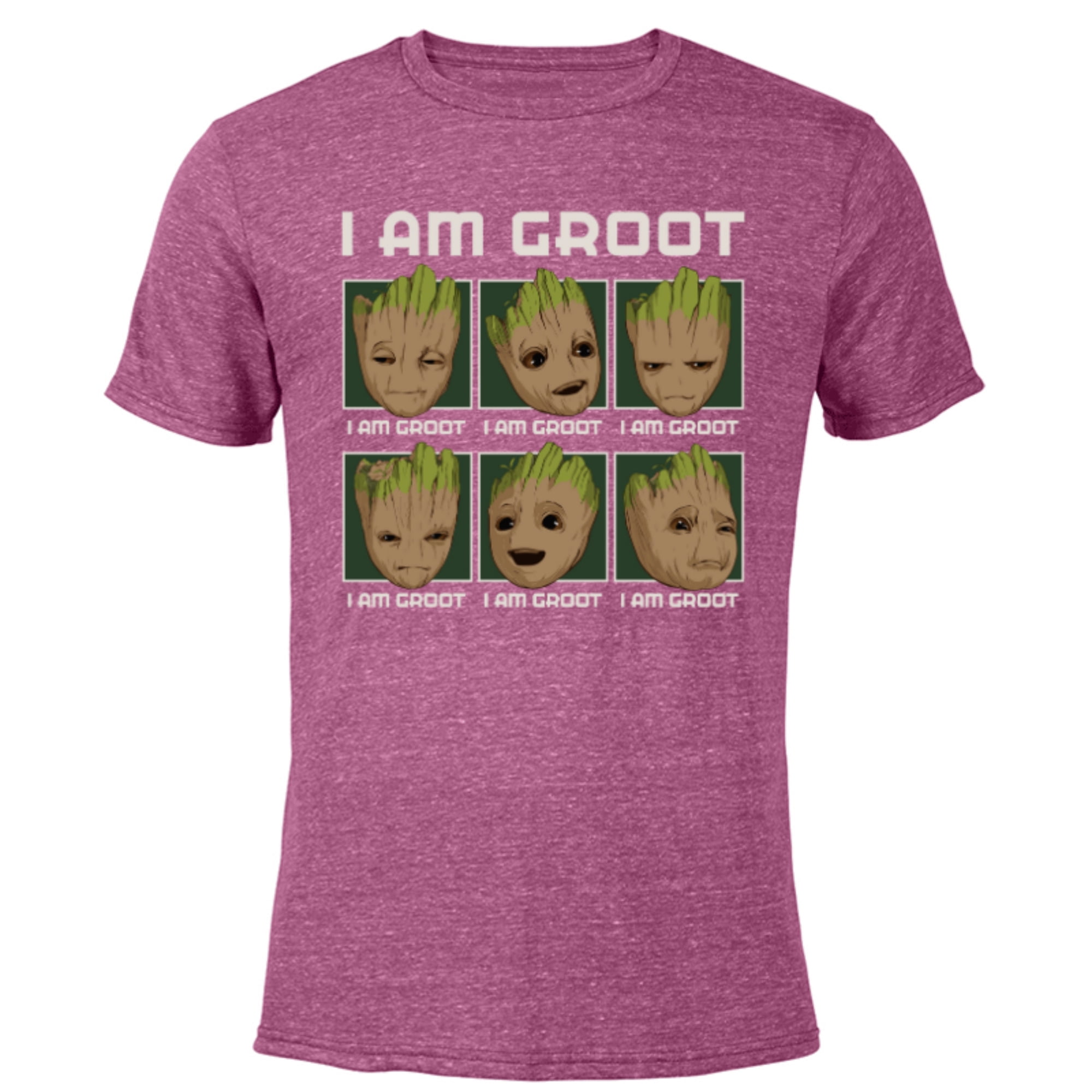 Marvel I Am Groot Guardians of the Galaxy Moods of Groot - Short Sleeve ...