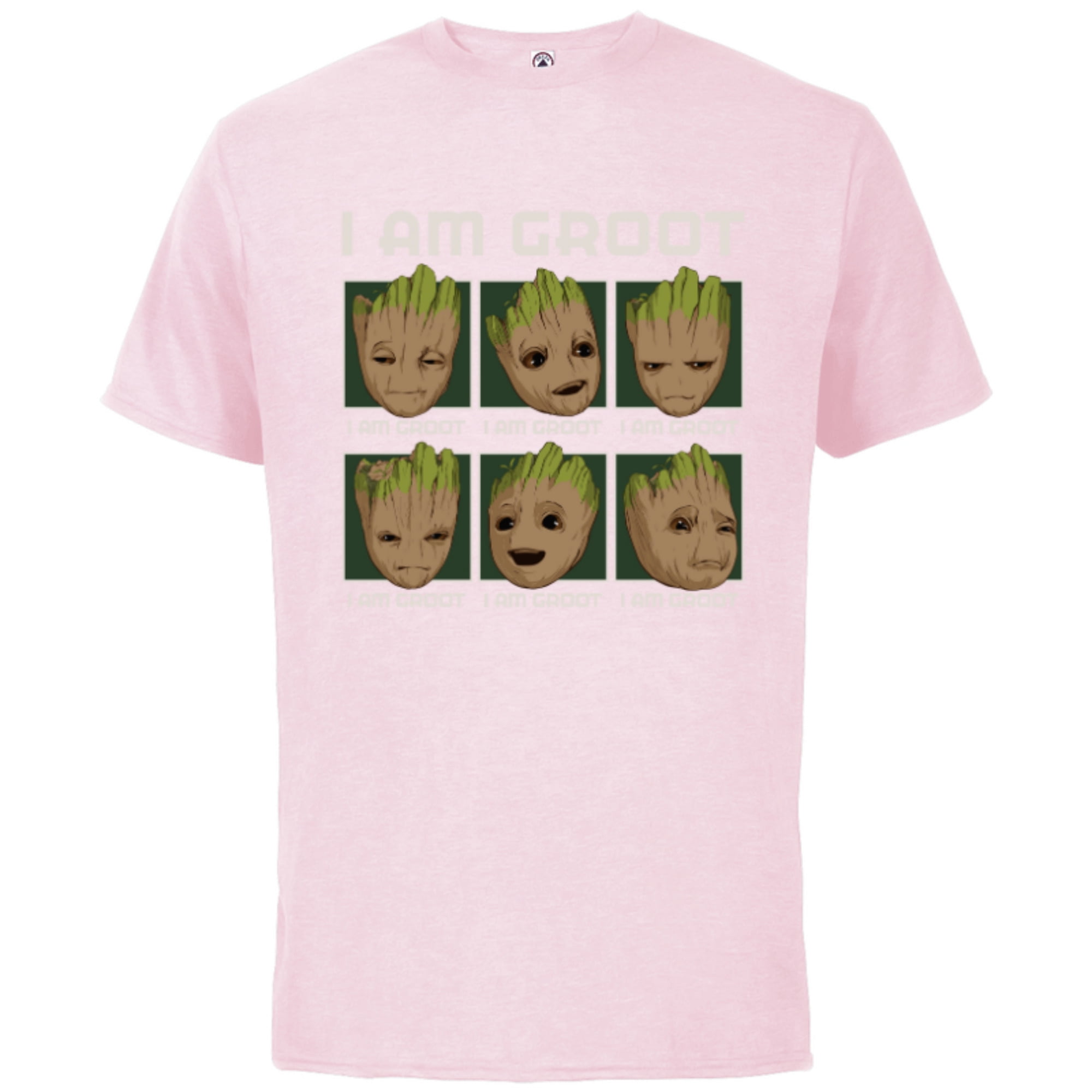 Marvel I Am Groot Guardians of the Galaxy Moods of Groot - Short Sleeve ...