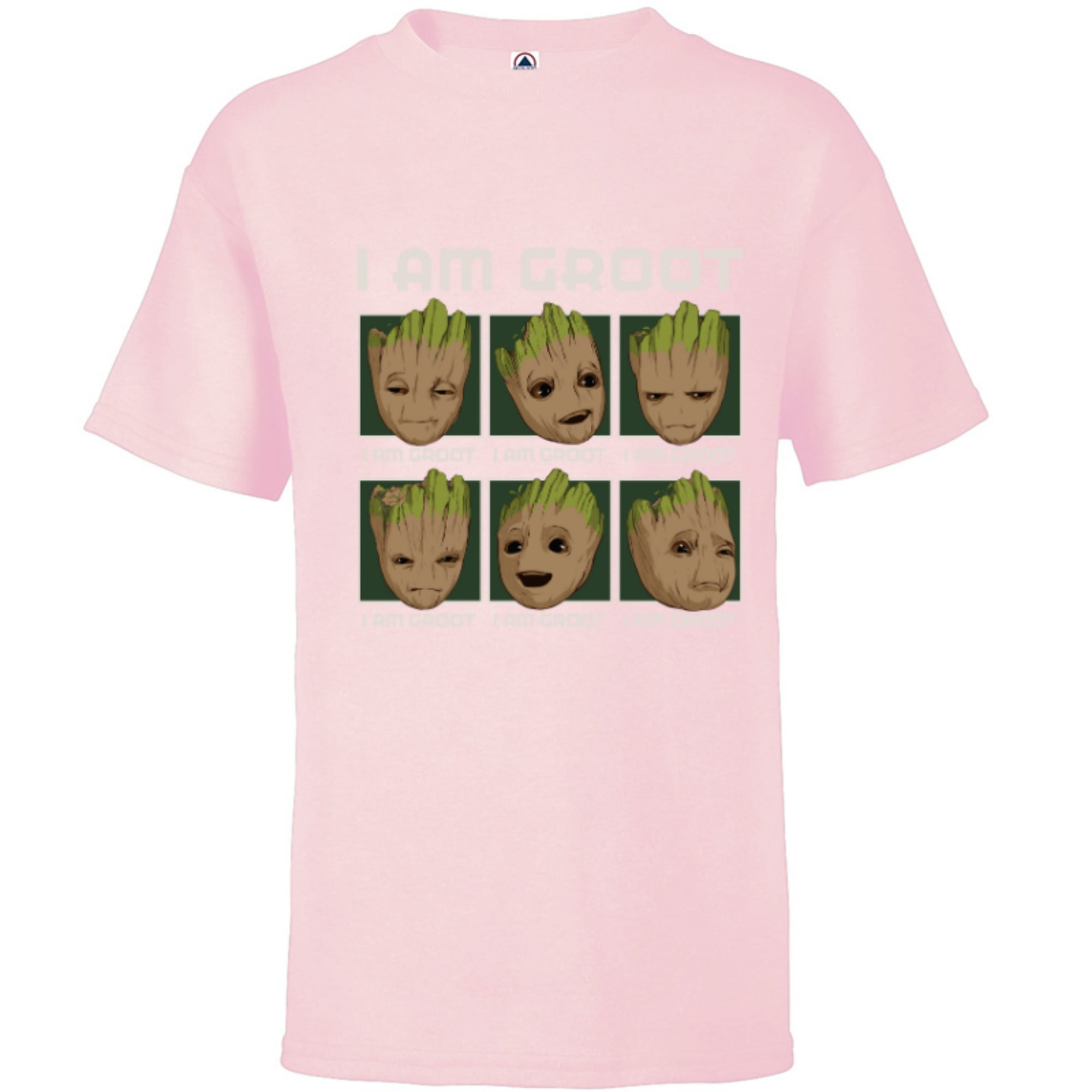 Marvel I Am Groot Guardians of the Galaxy Moods of Groot - Short Sleeve ...