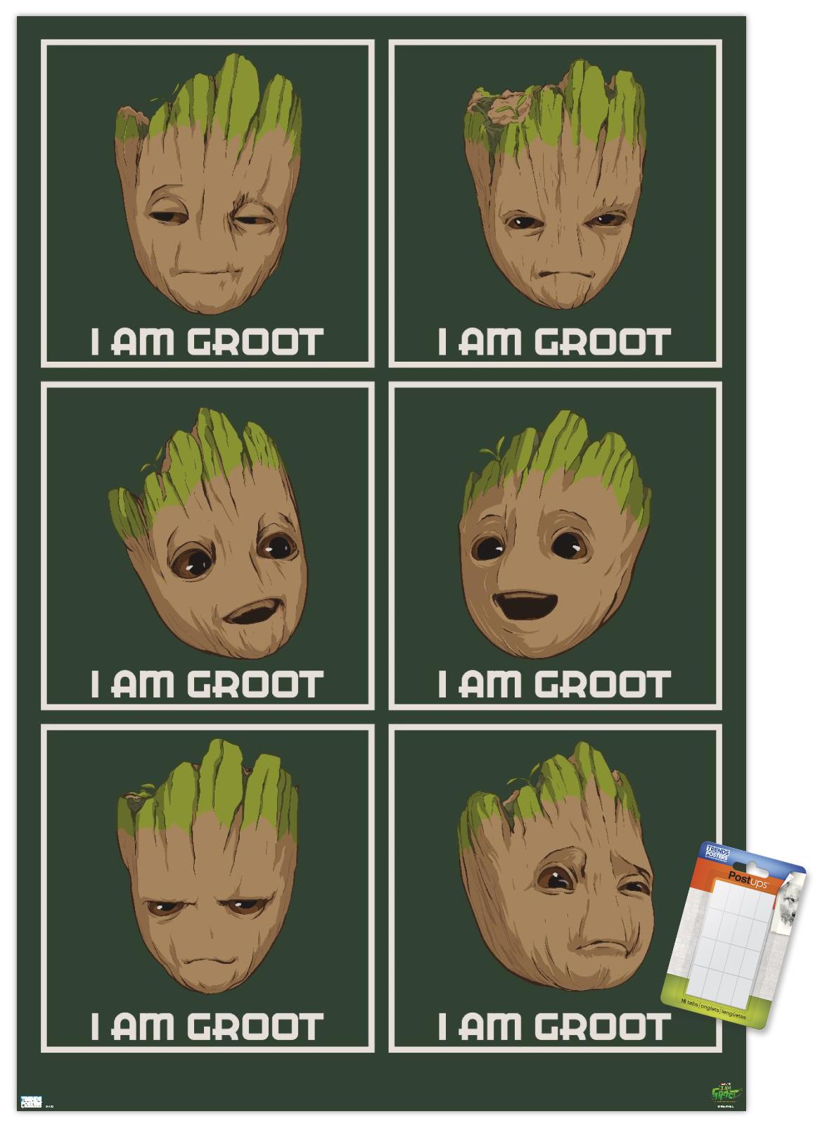Marvel I Am Groot: Season 2 - I Am Groot Wall Poster, 14.725" x 22.375 ...
