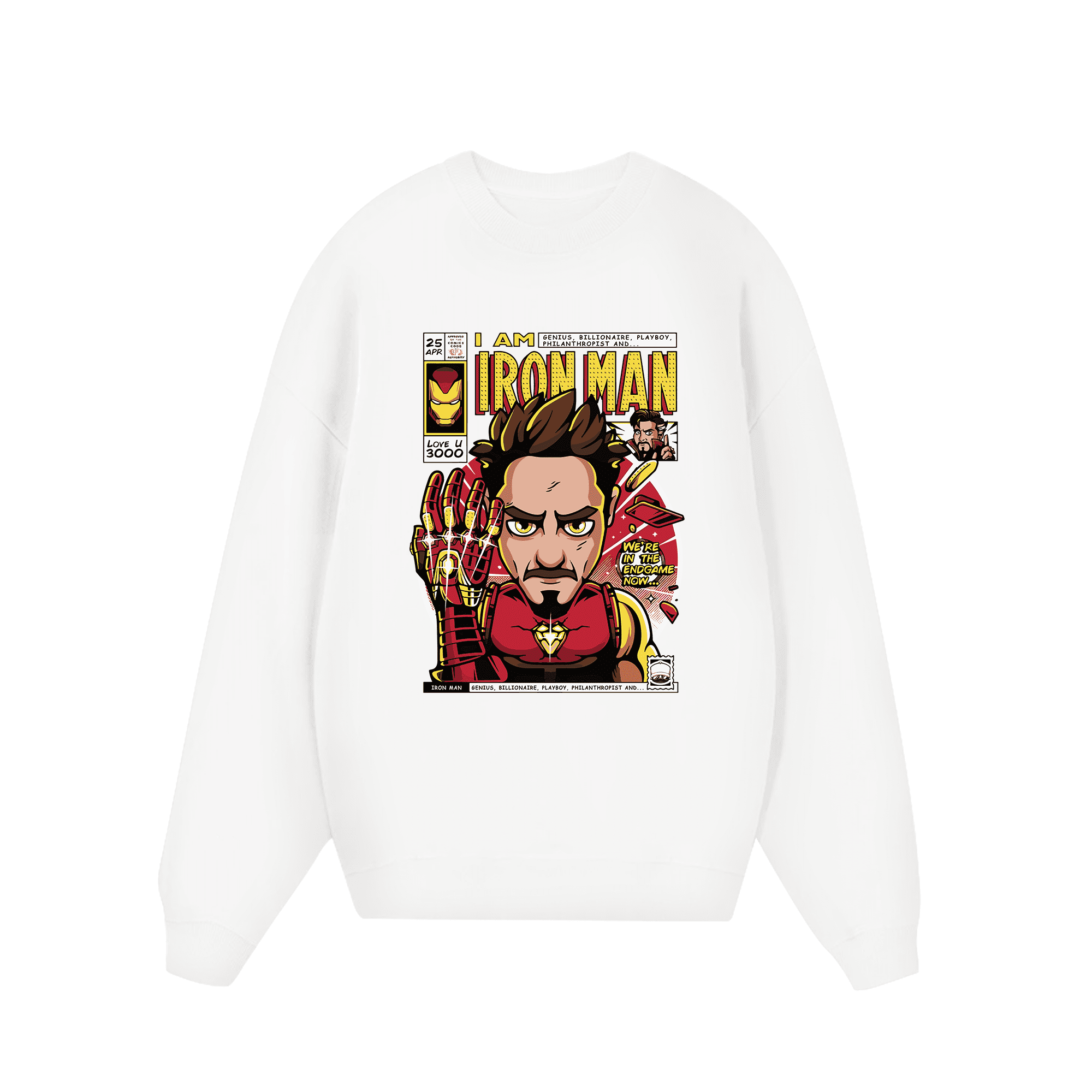 Marvel I Am Iron Man Sweatshirt - Walmart.com