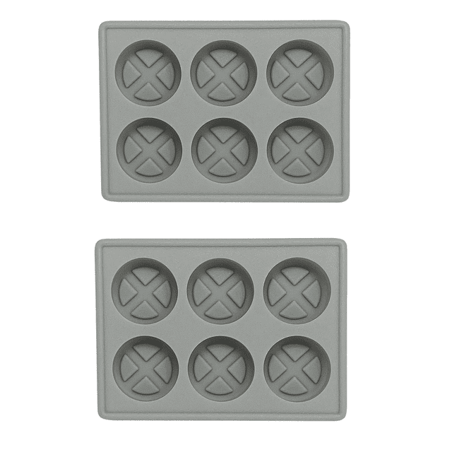 Marvel Ice Tray Silicone Molds - X Men Emblem 2 Pk - Walmart Business ...