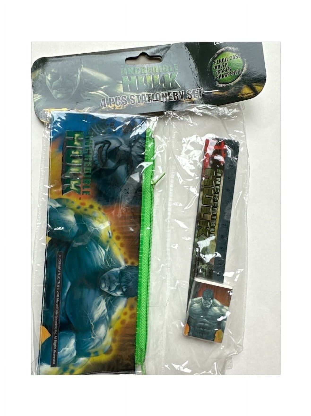 Marvel Incredible Hulk 4pk Study Kit Stationery Supplies - Walmart.com