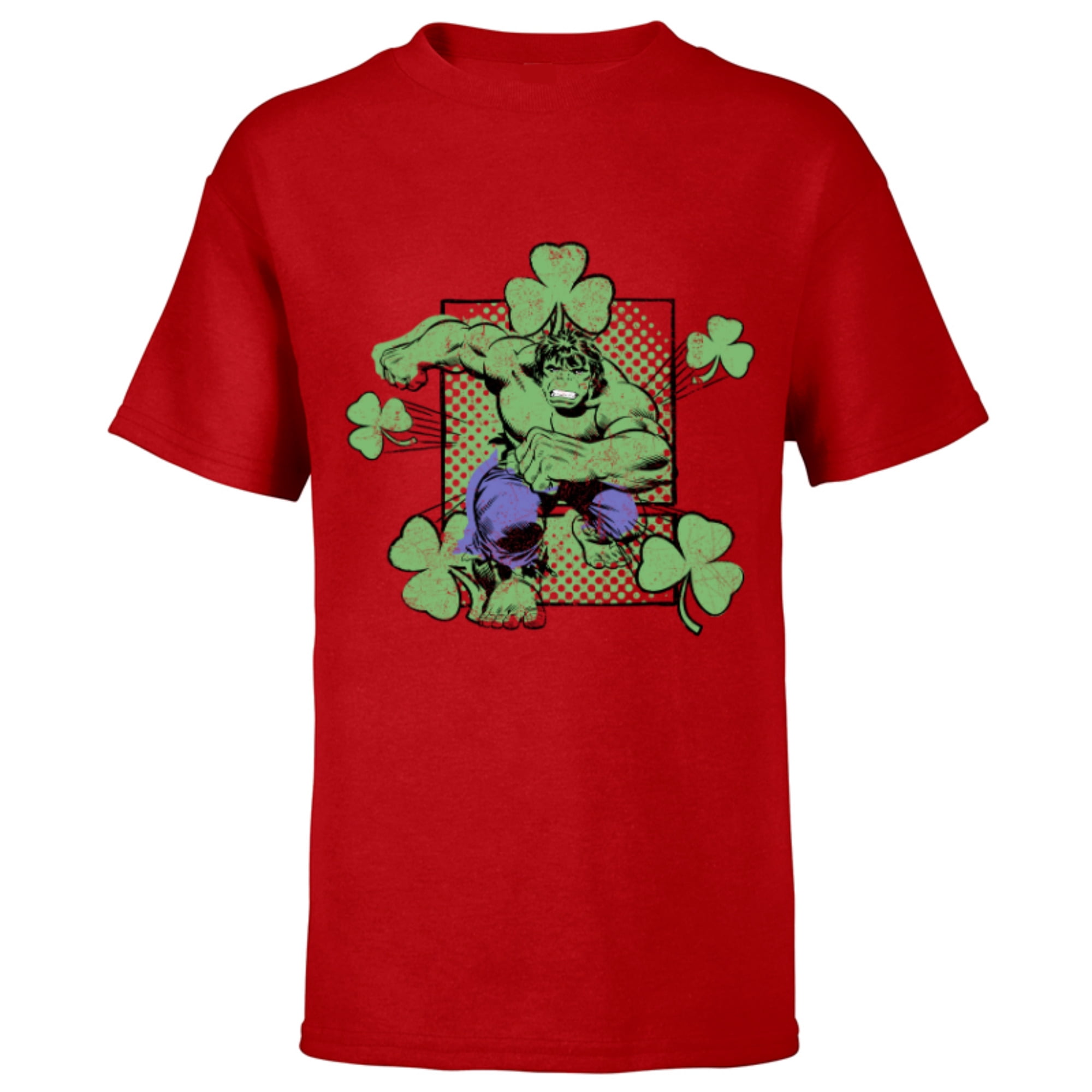 Marvel Incredible Hulk St. Patrick's Day Shamrock - Short Sleeve T ...