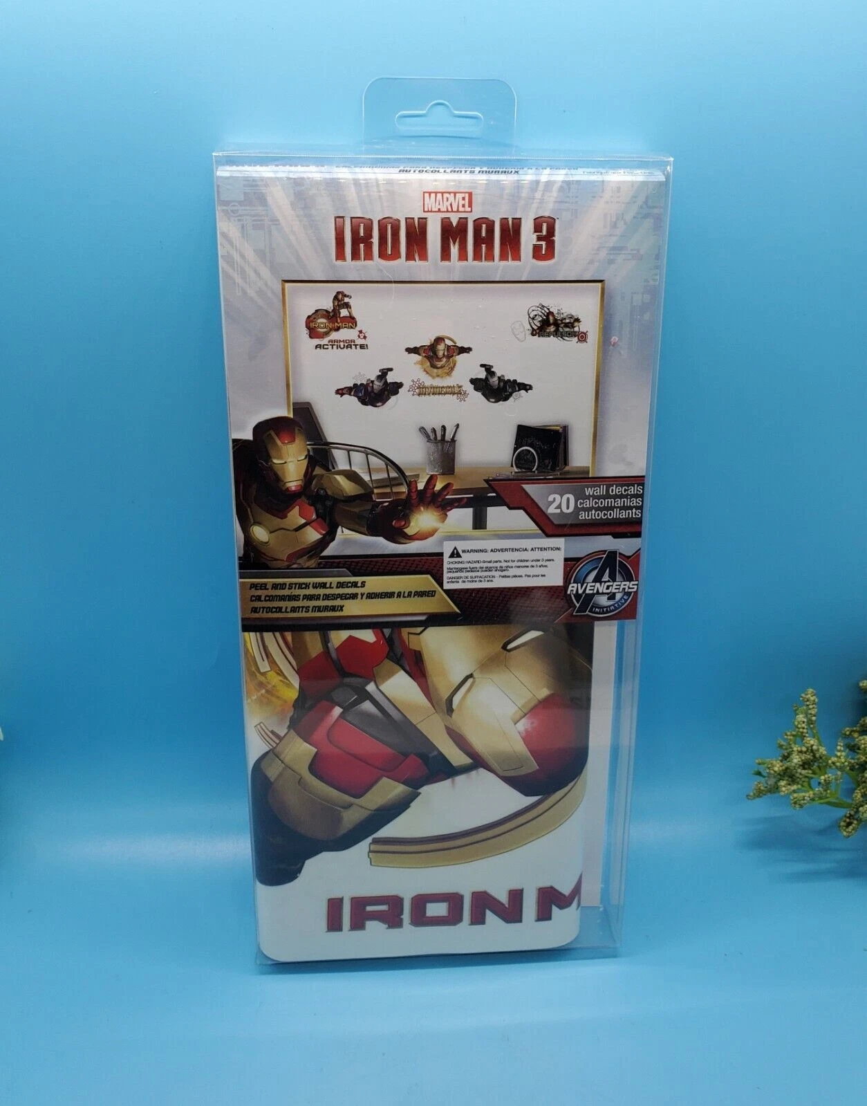 Marvel Iron Man 3 Peel And Stick Wall Decals Set Of 20 - Walmart.com