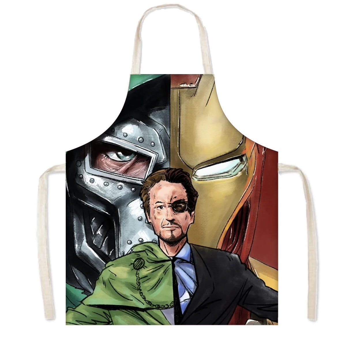 Marvel Iron Man 4 compound peripheral apron kitchen anti-fouling smock ...
