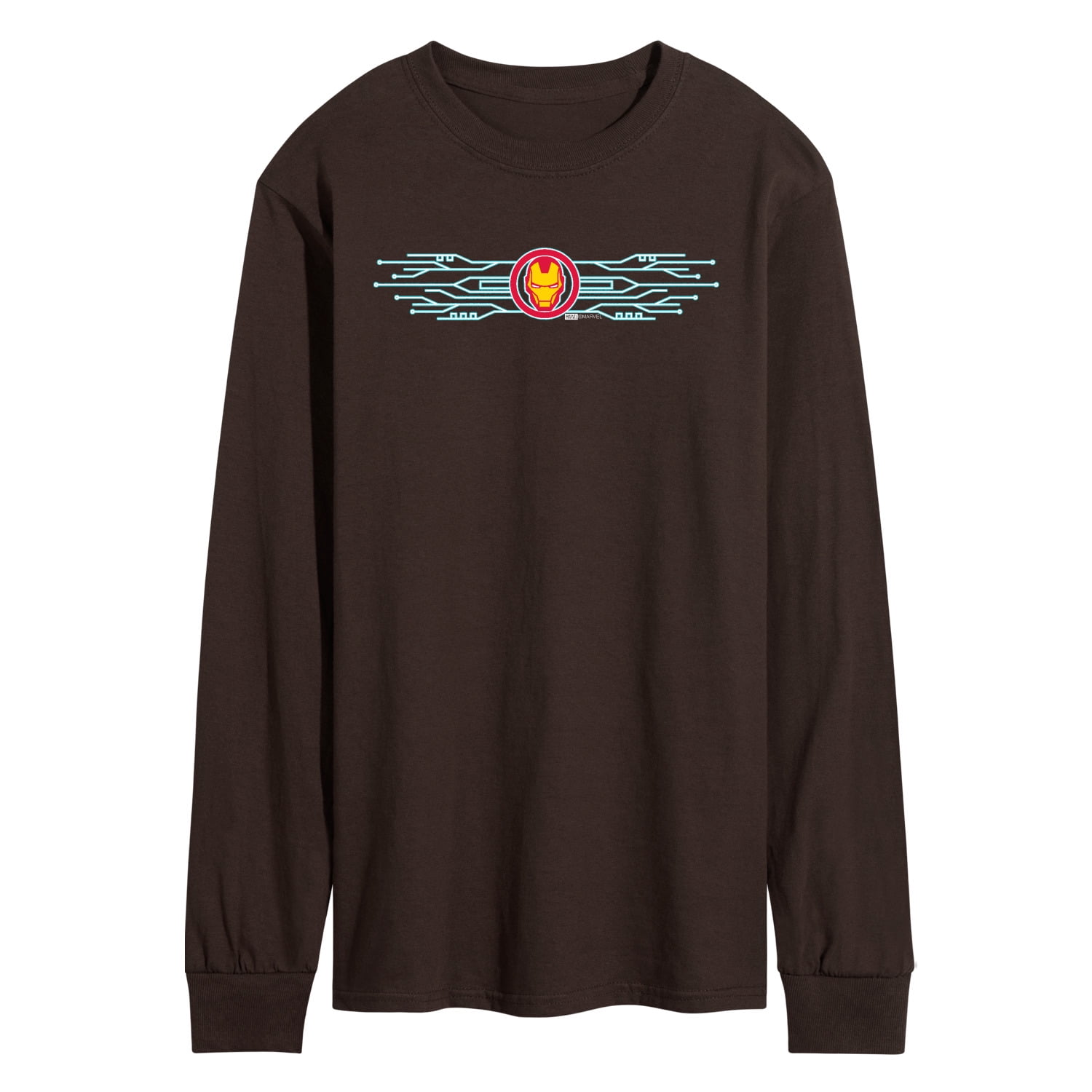 Marvel - Iron Man Horizontal - Men's Long Sleeve Tee - Walmart.com