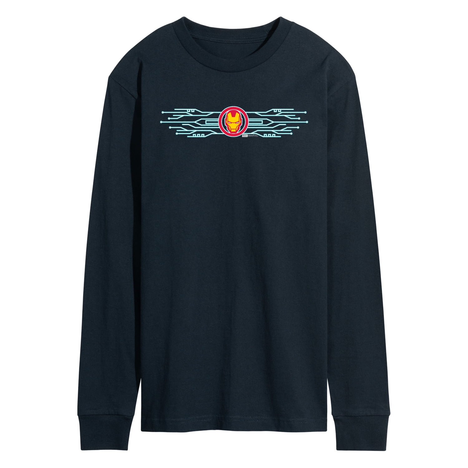 Marvel - Iron Man Horizontal - Men's Long Sleeve Tee - Walmart.com