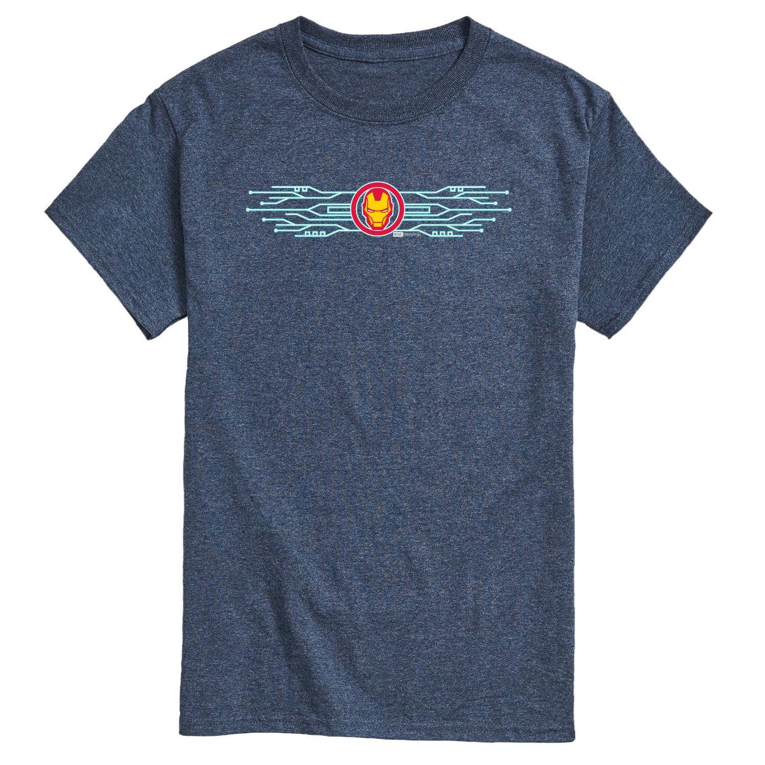 Marvel - Iron Man Horizontal - Men's Short Sleeve Tee - Walmart.com