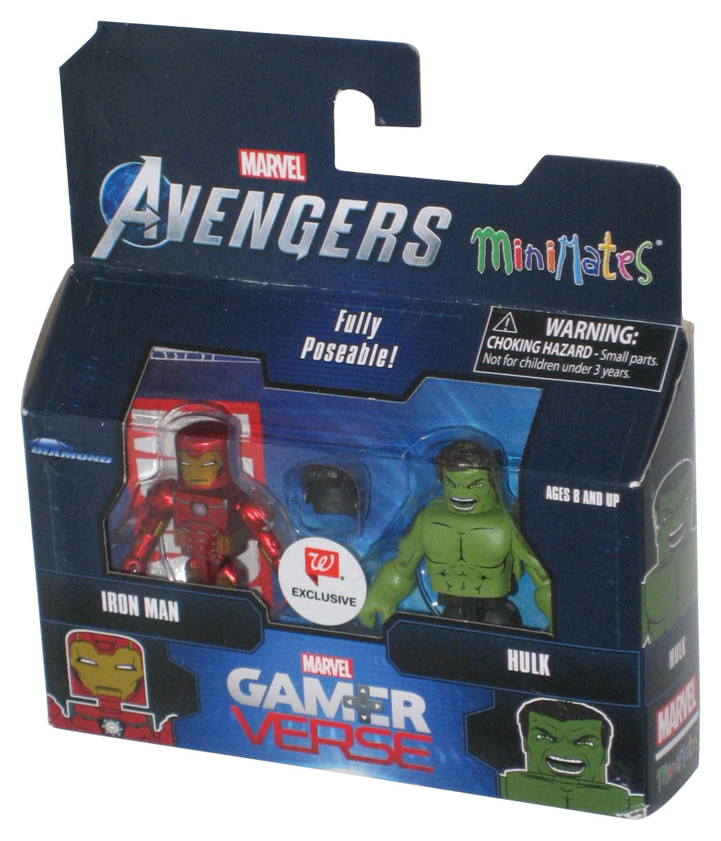 Marvel Iron Man & Hulk Gamer Verse (2020) Minimates Figure Set ...