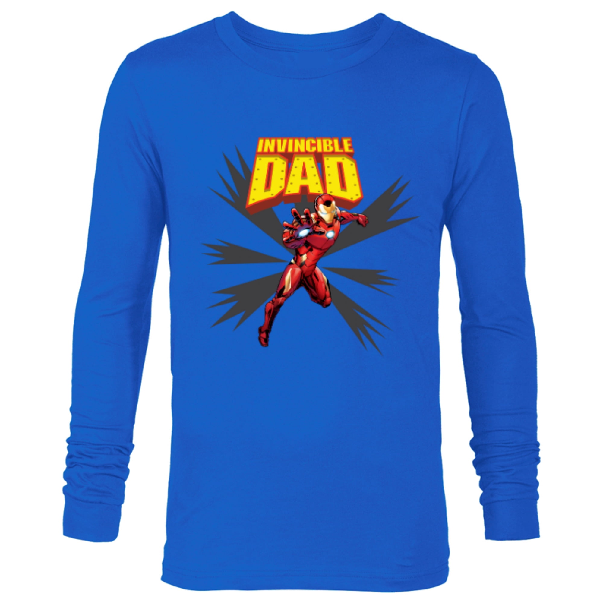 Marvel Iron Man Invincible Dad Birthday Father’s Day - Long Sleeve T ...