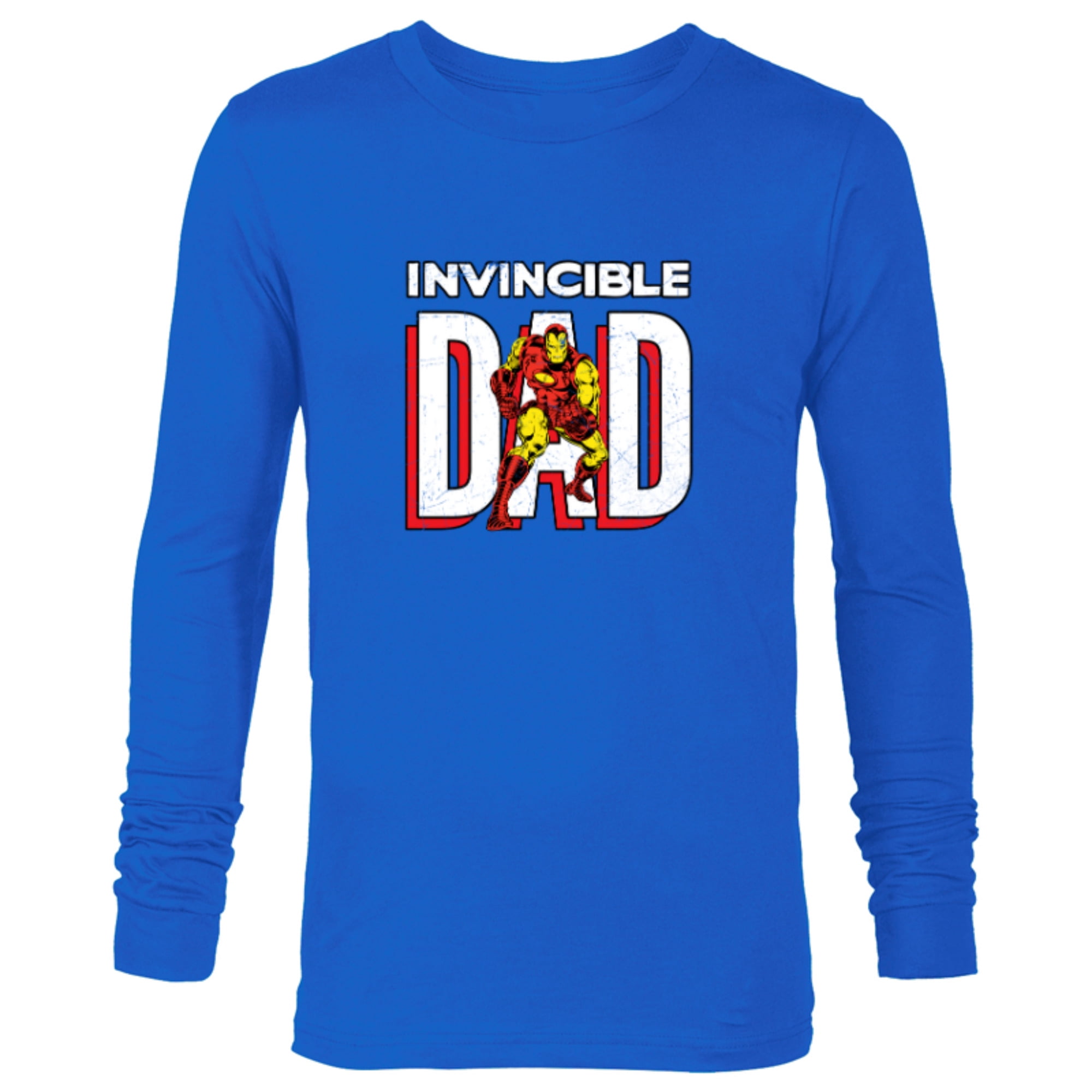 Marvel Iron Man Invincible Dad Comic Book Father's Day - Long Sleeve T ...
