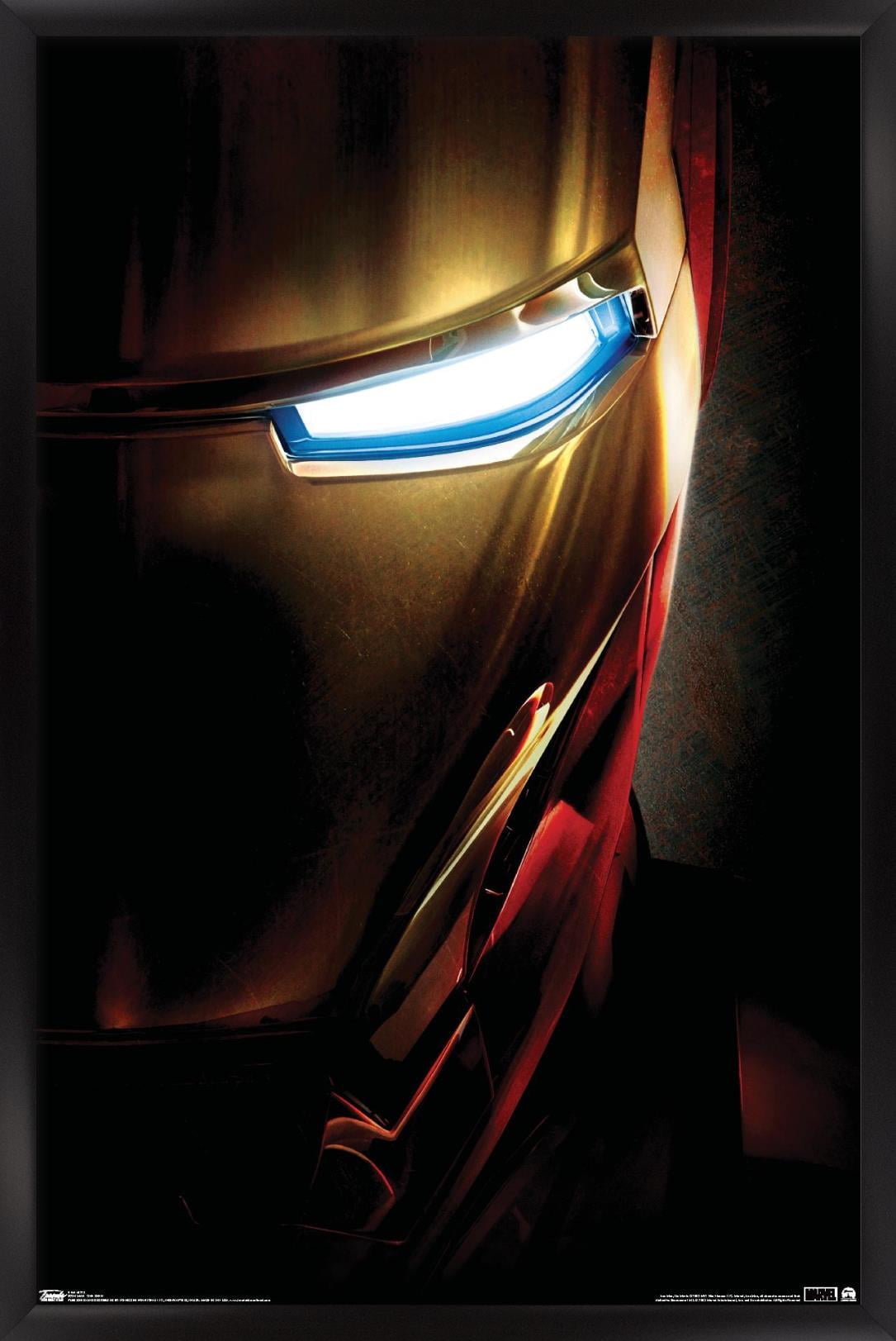 Marvel Iron Man - One Sheet Wall Poster, 14.725" x 22.375" Framed ...