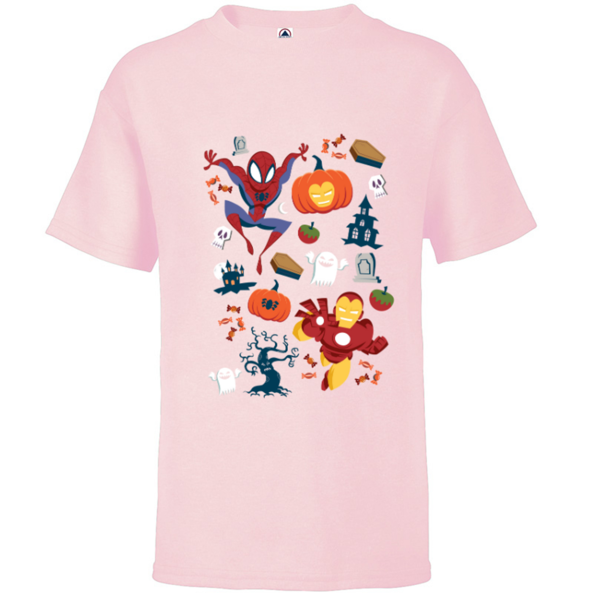 Marvel Iron Man Spider-Man Avengers Stylized Halloween Icons - Short ...