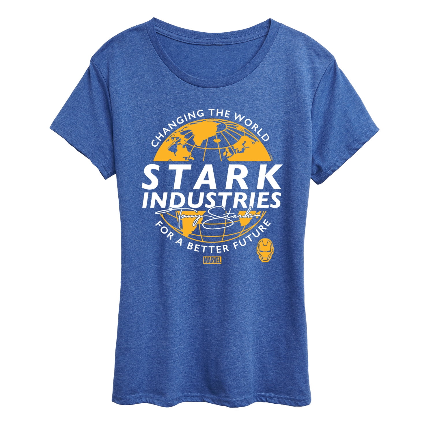 Marvel Iron Man - Stark Industries - Women's Short Sleeve Graphic T ...