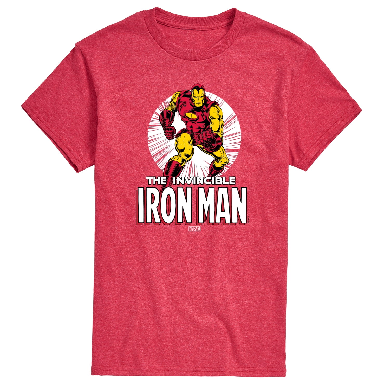 Marvel Iron Man - The Invincible Iron Man - Men's Short Sleeve Graphic ...