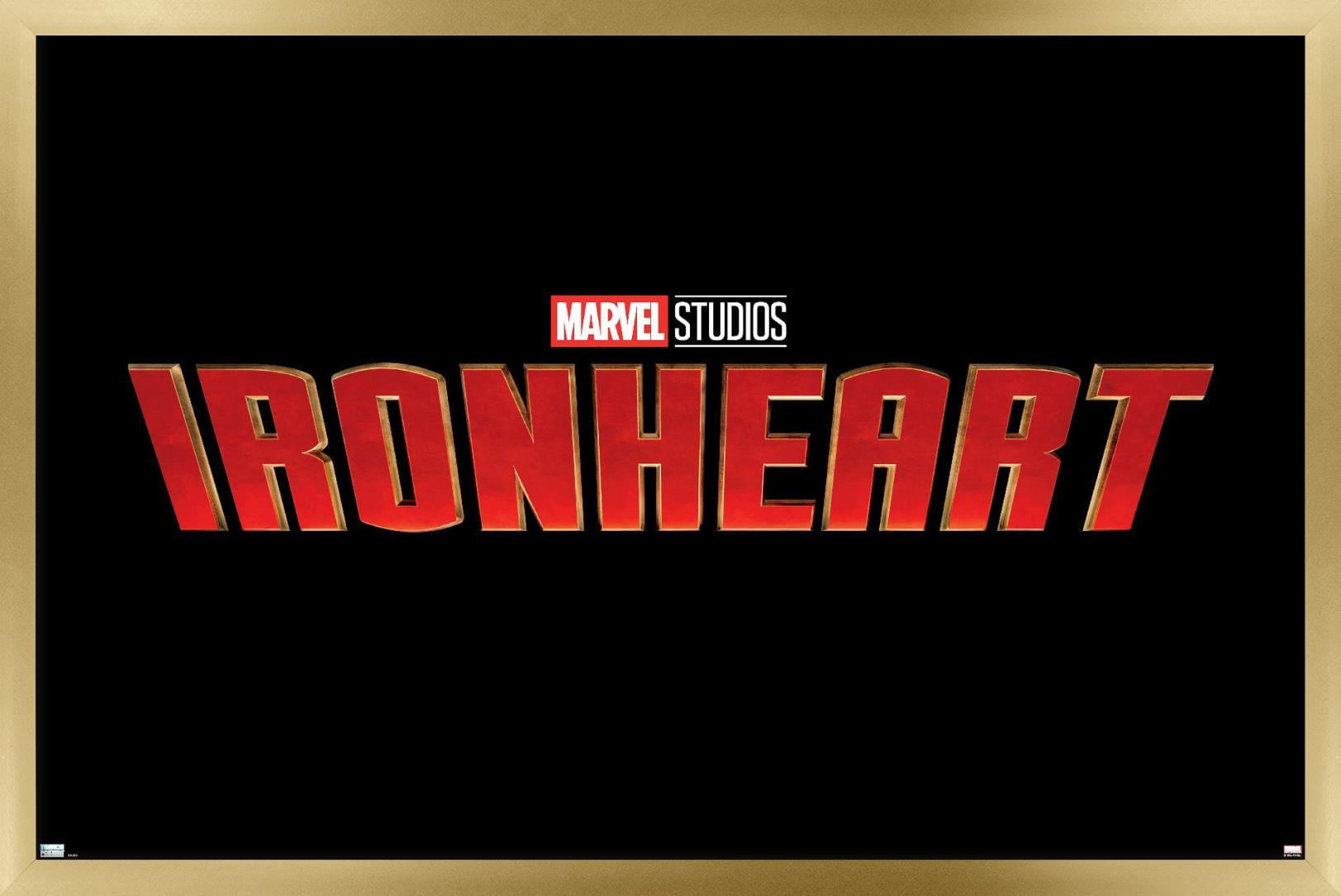 Marvel Ironheart - Logo Wall Poster, 22.375" x 34", Framed - Walmart.com