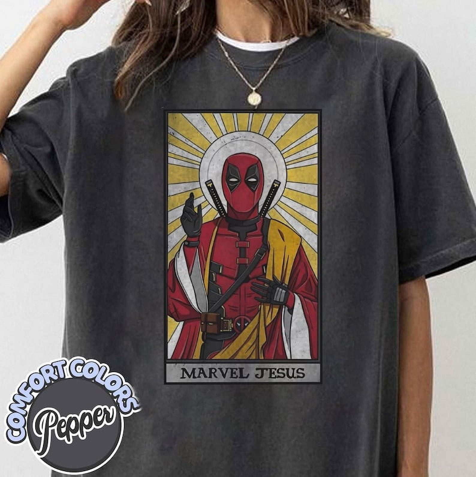 Marvel Jesus Shirt, Deadpool Jesus Shirt, MCU Shirt, Deadpool Shirts ...