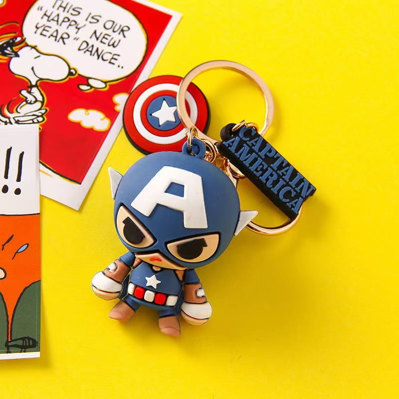 Marvel Keychain Avengers Keychain Cool Iron Man Spider-Man Thor Panther ...