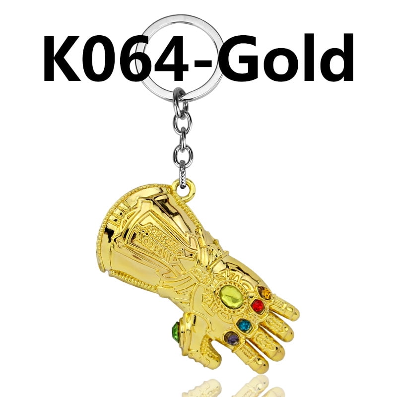 Marvel Keychain Thanos Gloves Fist Keychain Avengers Car Pendant ...