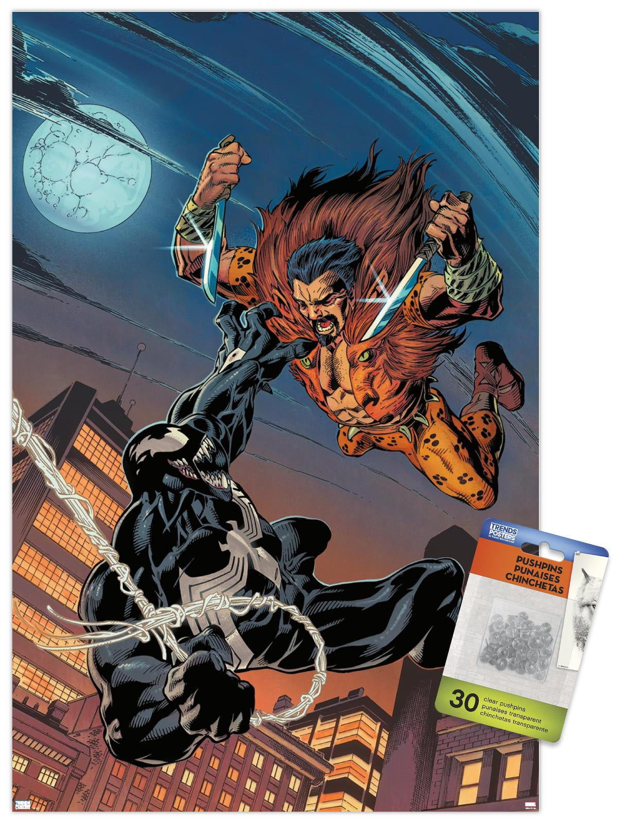 Marvel Kraven The Hunter - Venom #158 Wall Poster with Push Pins, 14. ...