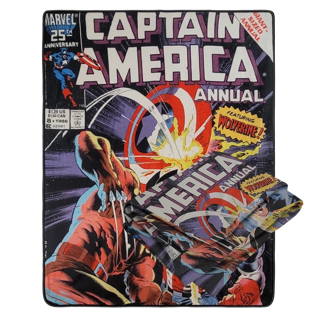 Marvel Legends Captain America x Wolverine Dual Danger Exclusive Fleece ...