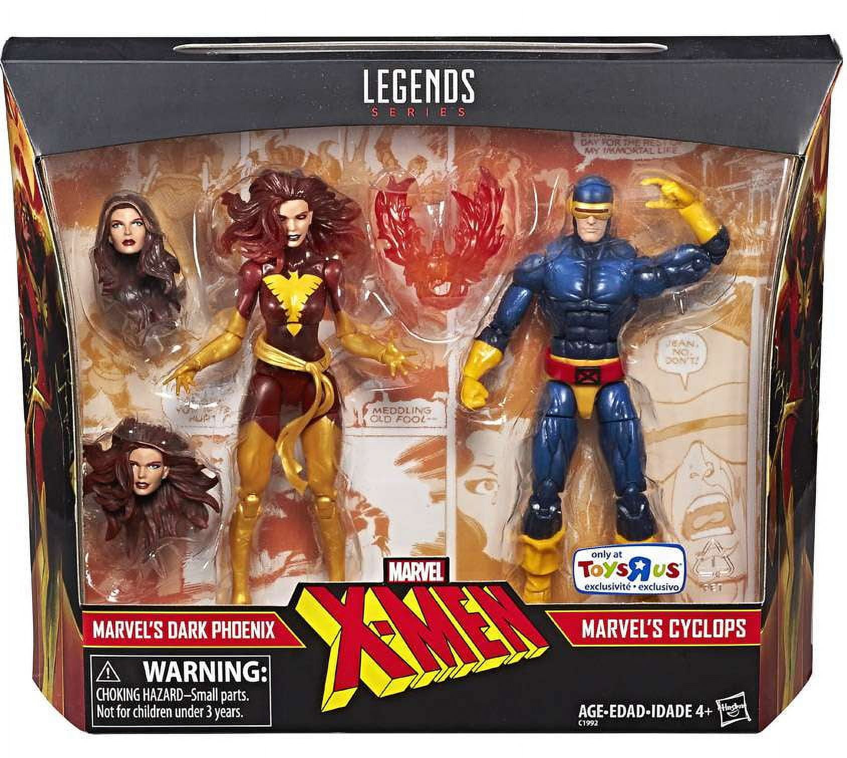Marvel Legends Marvel's Dark Pheonix & Marvel's Cyclops Action Figure 2 ...