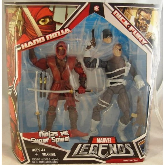 Marvel Legends Nick Fury & Hand Ninja Action Figure 2-Pack - Walmart.com