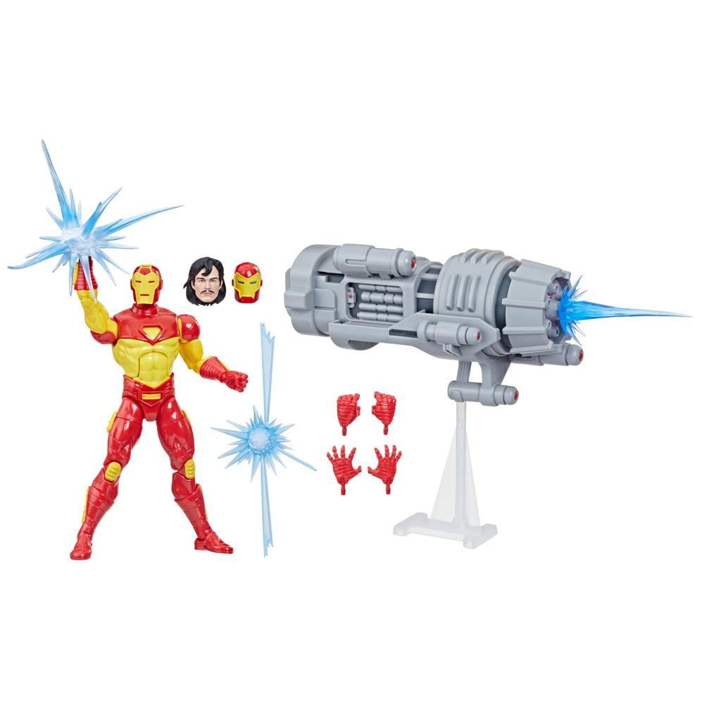 Marvel Legends Retro Iron Man 6” Action Figure, Modular Armor, 6-Inch ...