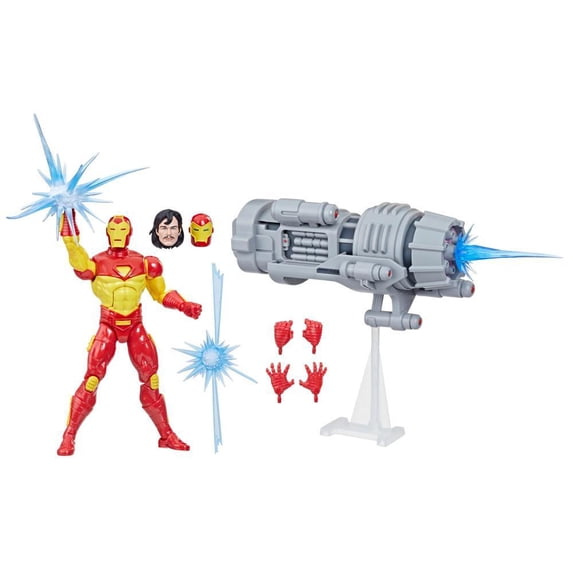 Marvel Legends Retro Iron Man 6” Action Figure, Modular Armor, 6-Inch ...