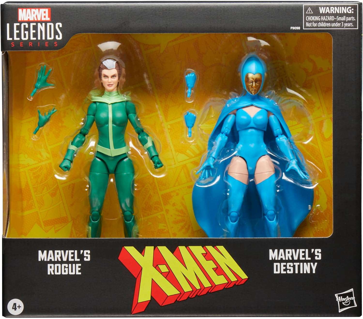 Marvel Legends Rogue & Destiny Action Figure 2-Pack (Comic Versions ...