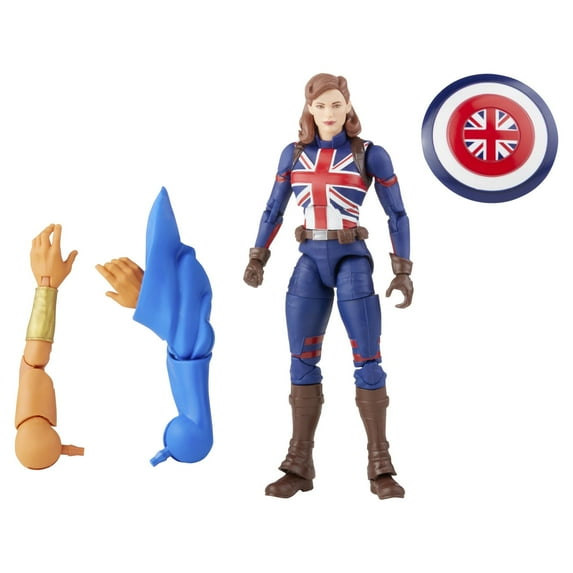 Marvel Legends Series 6-inch Captain Carter Action Figure with Premium ...