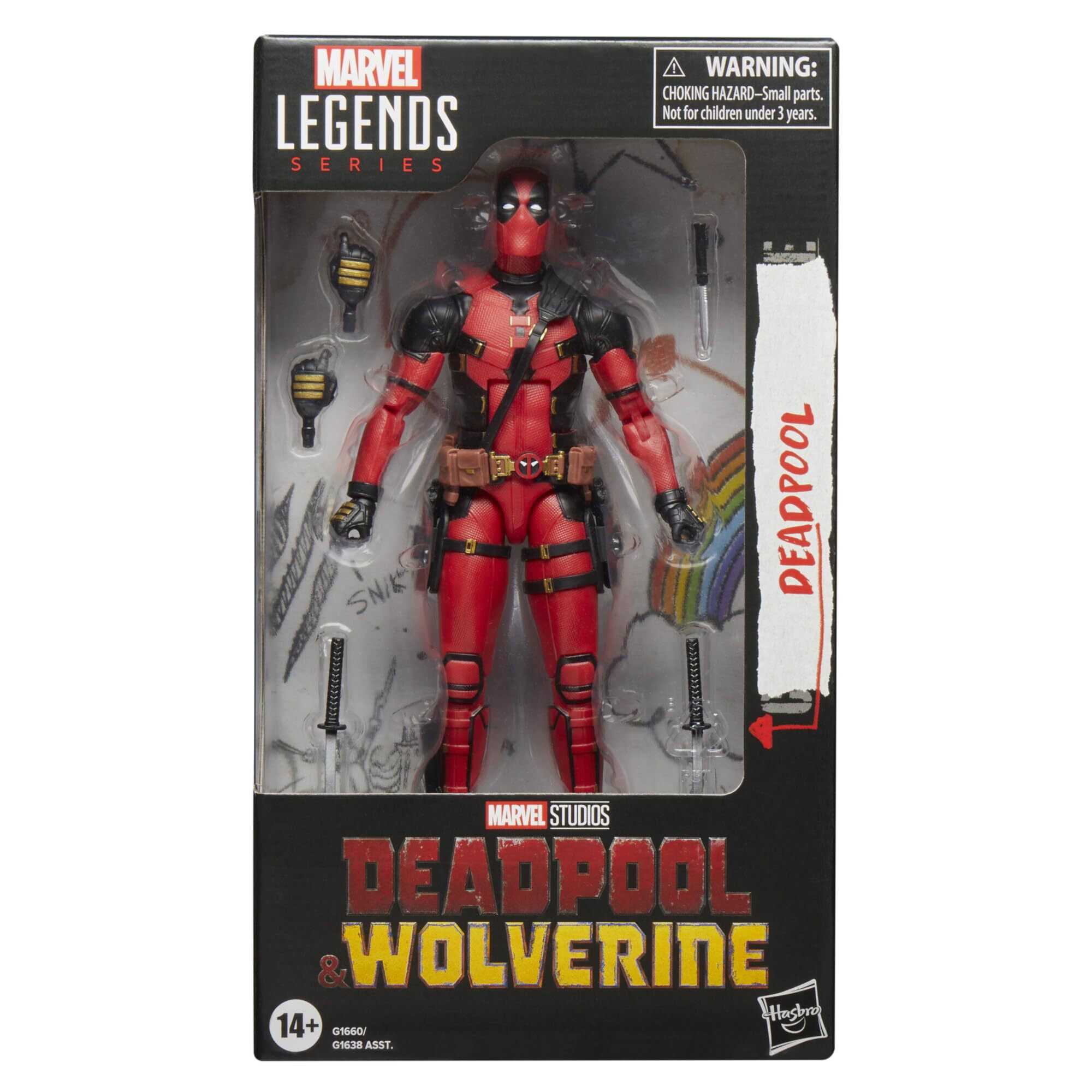 Marvel Legends Series Deadpool, Deadpool Wolverine Collectible 6 Inch ...