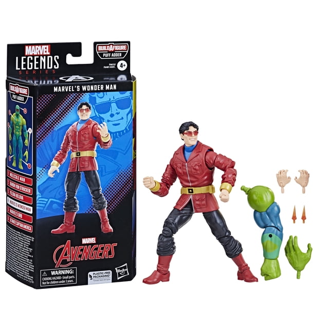 Marvel Legends Series: 6” Marvel’s Wonder Man Action Figure, Avengers ...