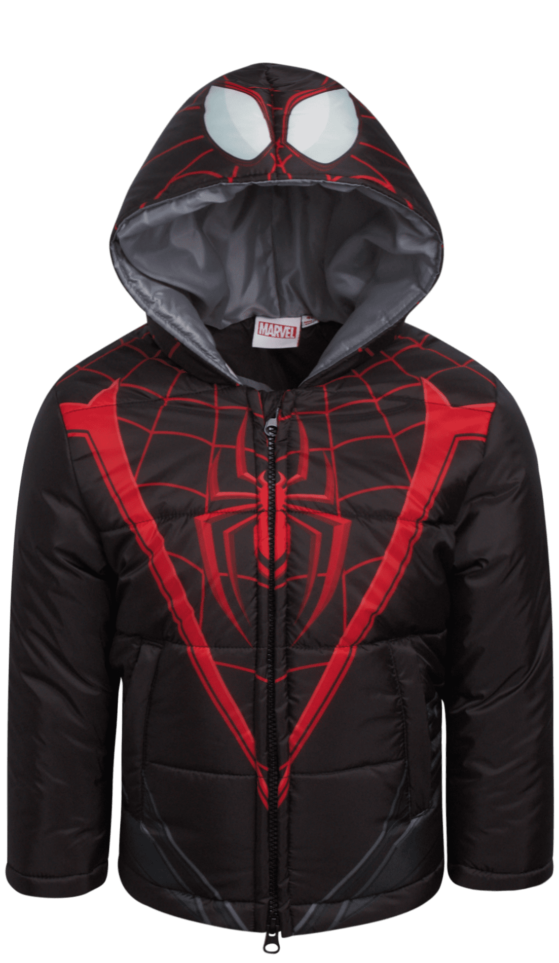 Marvel Little Boys' Puffer Jacket - Spider-Man, Miles, and Spider Gwen ...