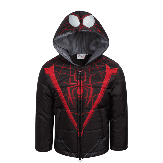 Marvel Little Boys' Puffer Jacket - Spider-Man, Miles, and Spider Gwen ...