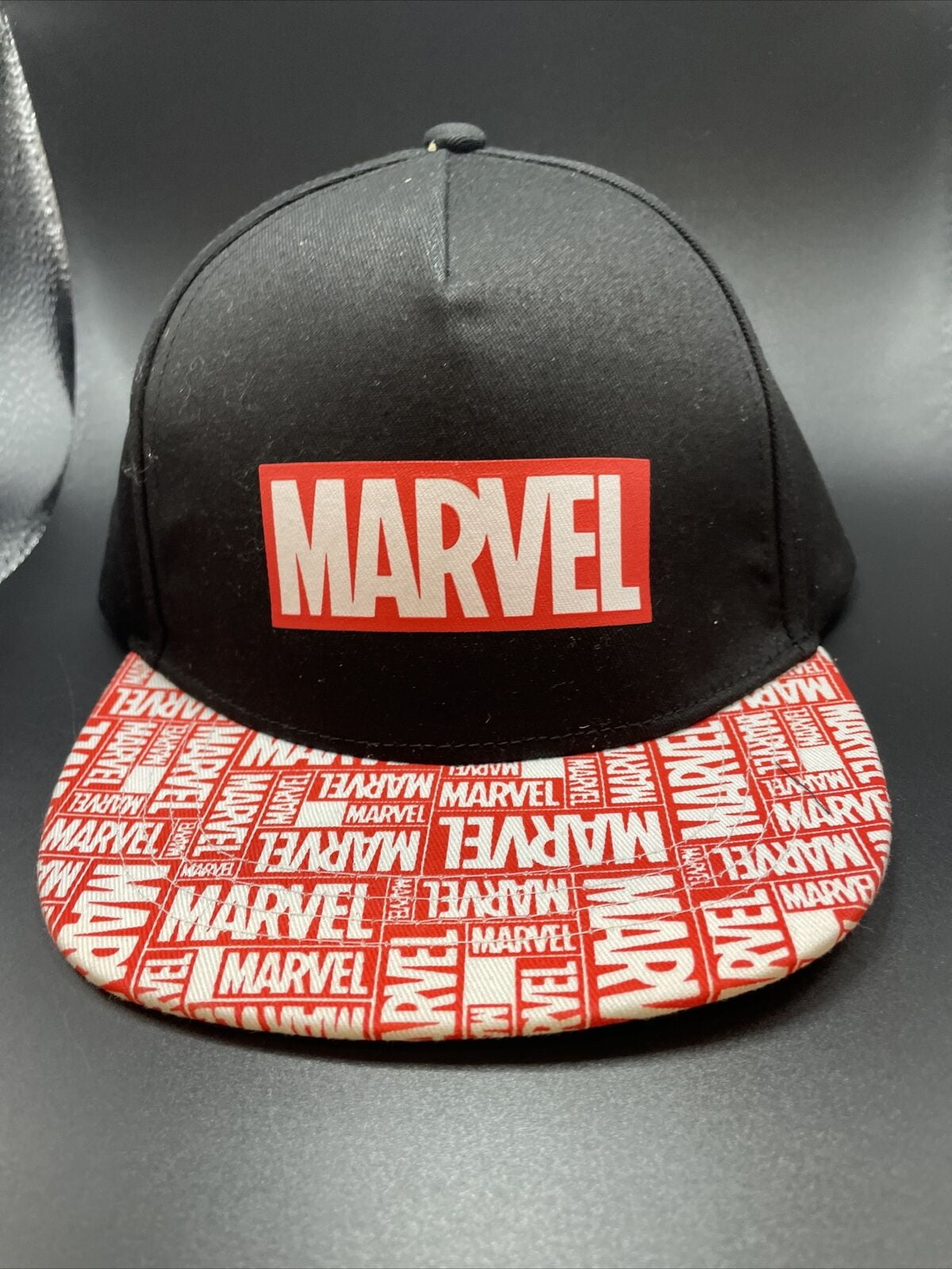 Marvel Logo Kids Straight Baseball Cap Size 4-6x Adjustable - Walmart.com