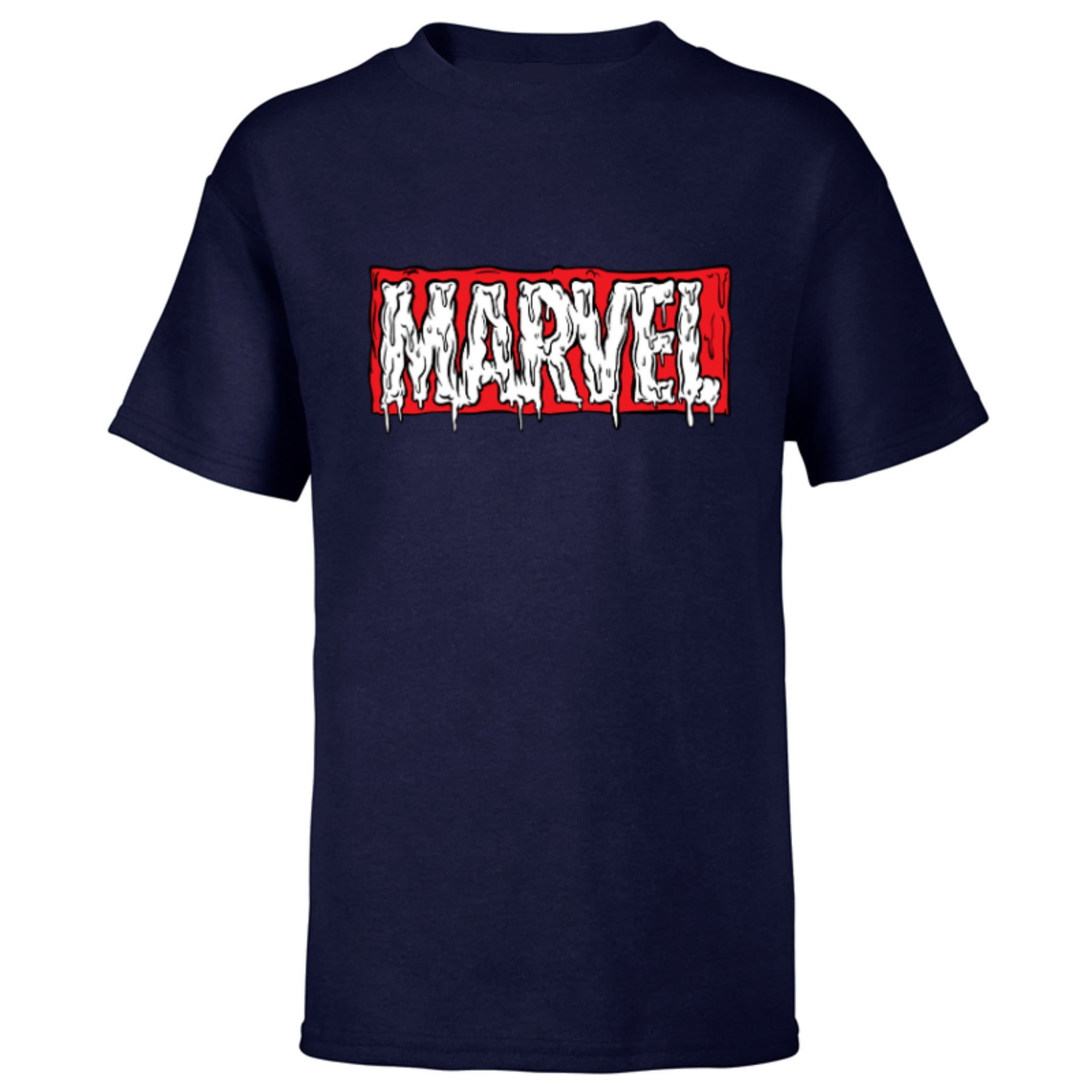Marvel Logo Melting Paint Drip - Short Sleeve T-Shirt for Kids ...
