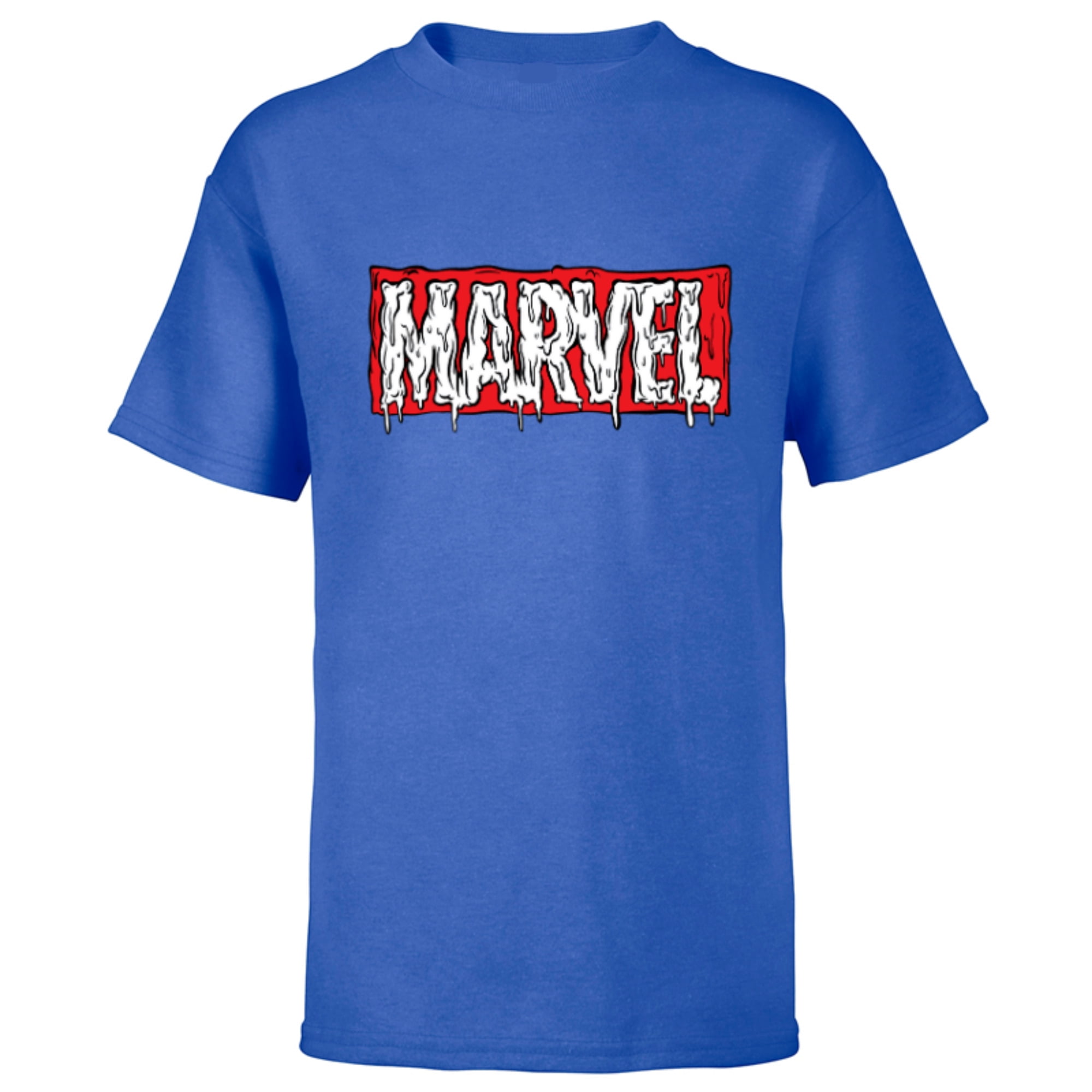 Marvel Logo Melting Paint Drip - Short Sleeve T-Shirt for Kids ...