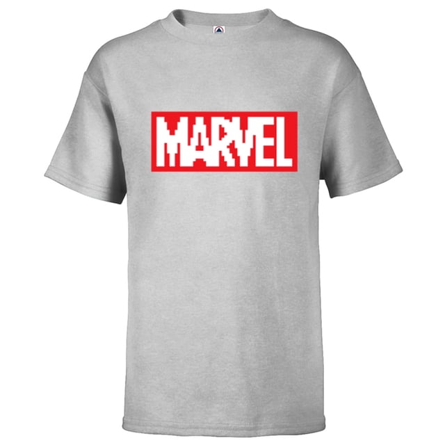 Marvel Logo Retro 8-Bit Pixel Art Style Classic - Short Sleeve T-Shirt ...