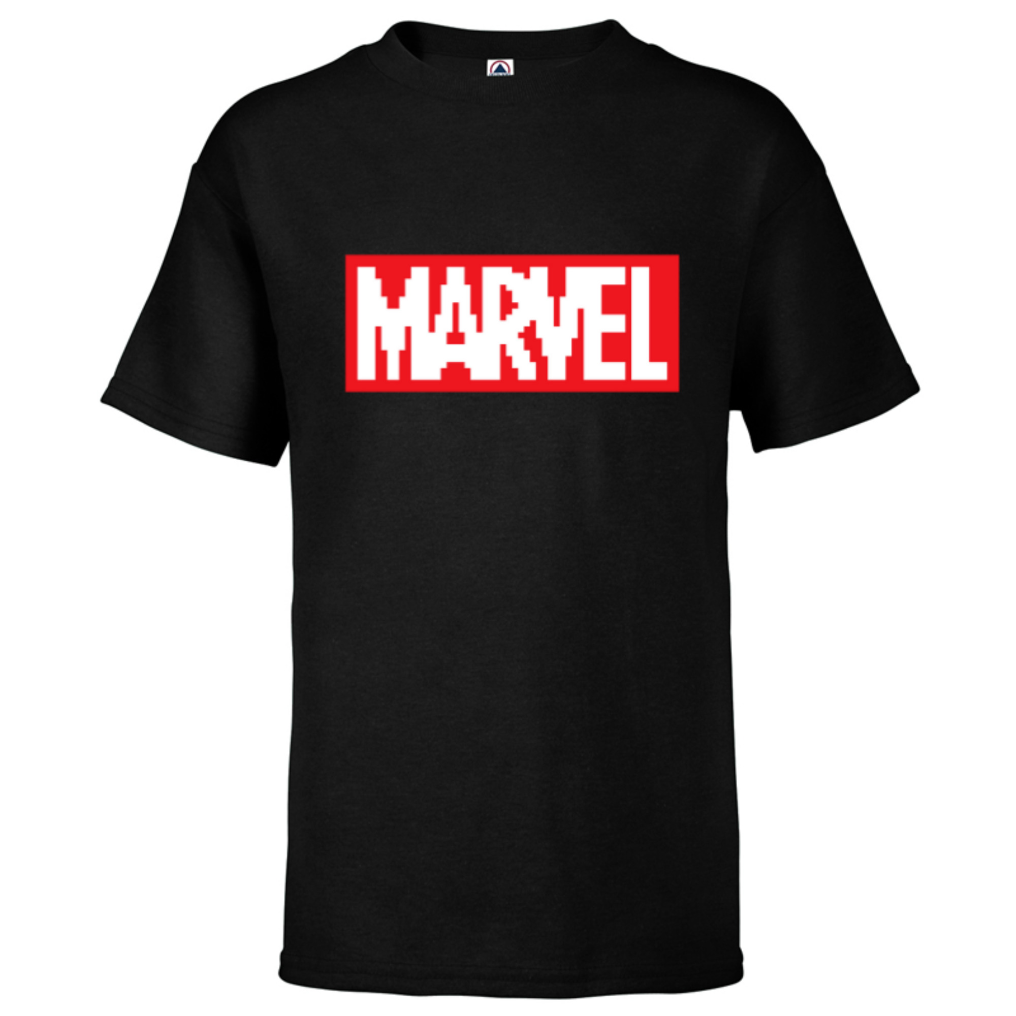 Marvel Logo Retro 8-Bit Pixel Art Style Classic - Short Sleeve T-Shirt ...