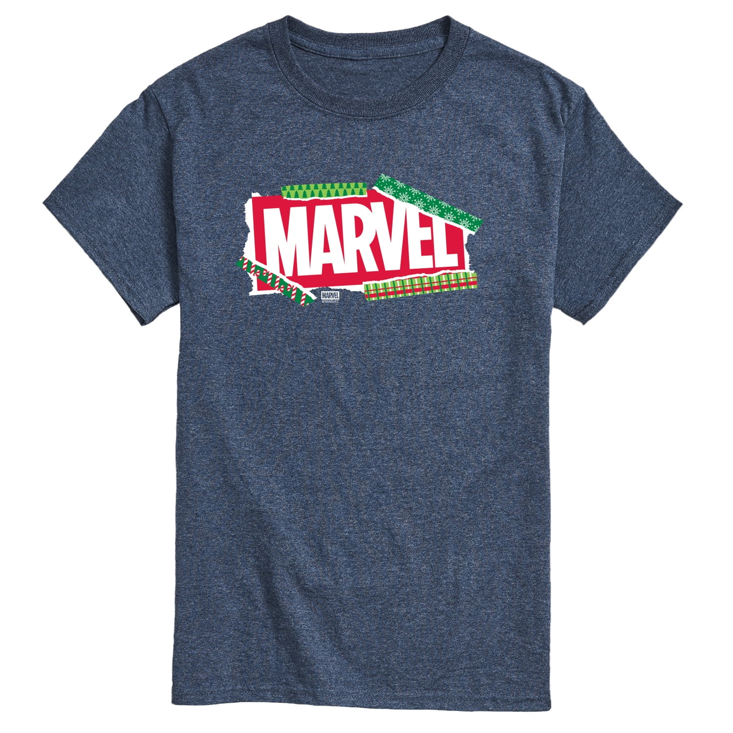 Marvel - Logo Wrapping Paper - Men's Short Sleeve Graphic T-Shirt ...
