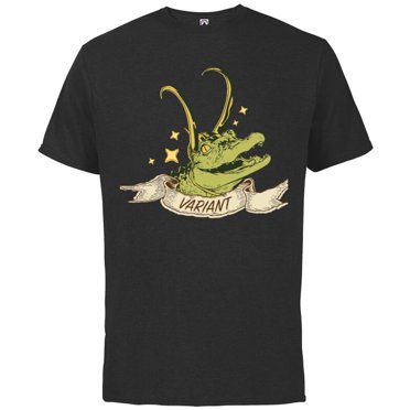 Marvel Loki Variants Alligator Loki Sylvie Character Grid - Short Sleeve Cotton T-Shirt for ...
