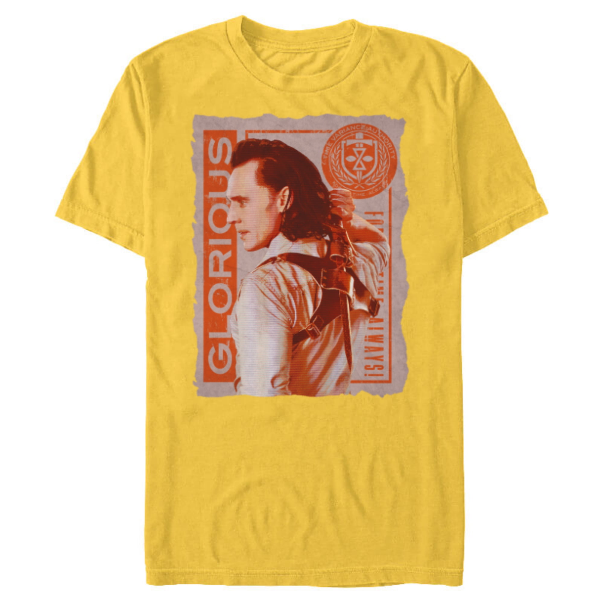 Marvel Loki Glorious Golden Dagger For All Time Always - Short Sleeve ...