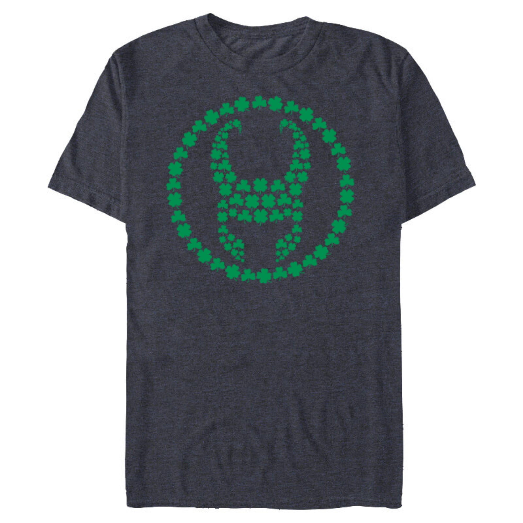 Marvel Loki Helmet Icon Shamrock Clovers St Patrick’s Day - Short ...