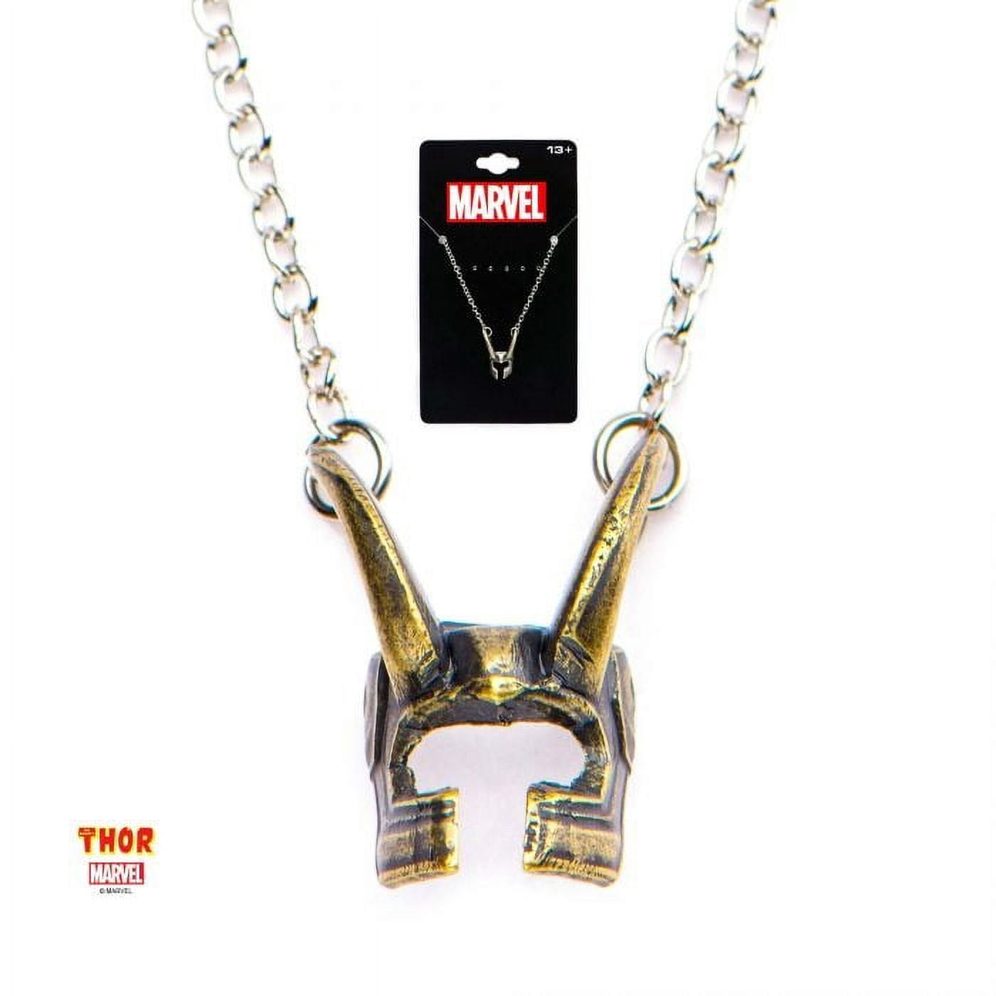 Marvel Loki Helmet Pendant Necklace - Walmart.com
