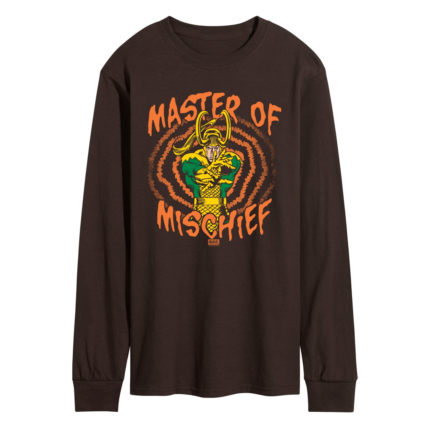 Marvel - Loki Master Of Mischief - Men's Long Sleeve Graphic T-Shirt ...