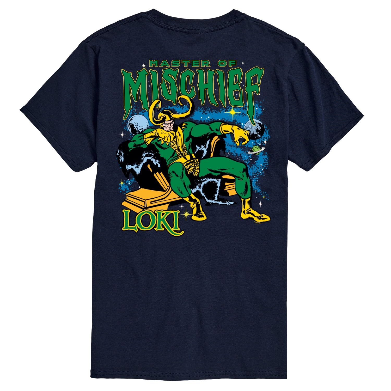 Marvel Loki - Master Of Mischief - Men's Short Sleeve Graphic T-shirt ...