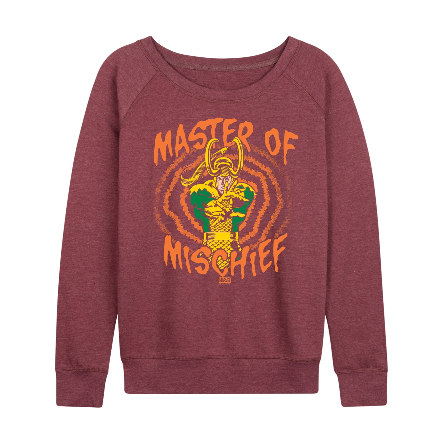 Marvel - Loki Master Of Mischief - Women's French Terry Long Sleeve ...